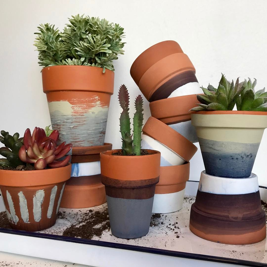 Dyed and Painted Pots by CBTV Live - Creativebug