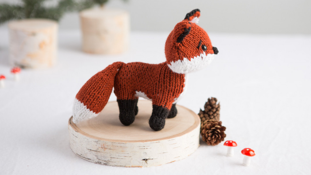 Knitted Fox by Megan Kreiner - Creativebug