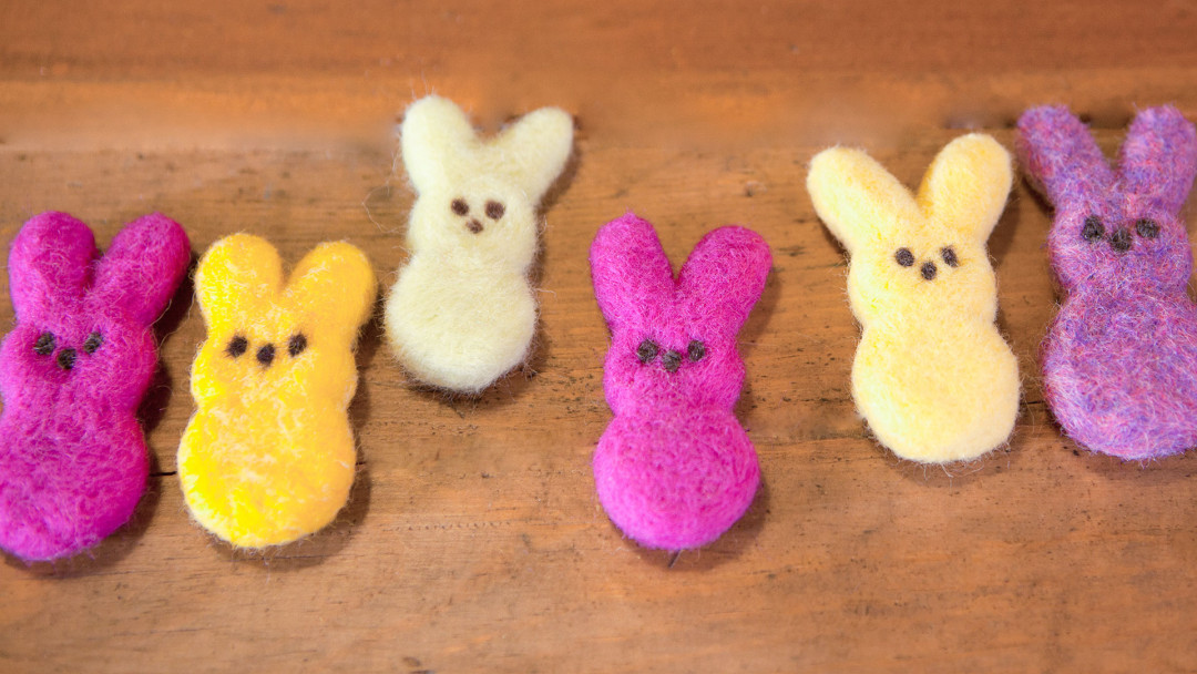 Needle Felted Peeps by Rad Megan - Creativebug