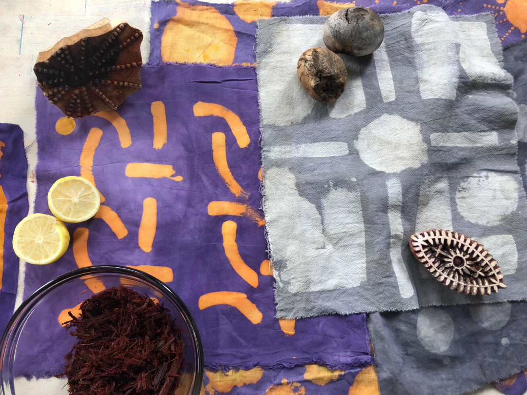 Natural Dye Discharge Technique by CBTV Live - Creativebug