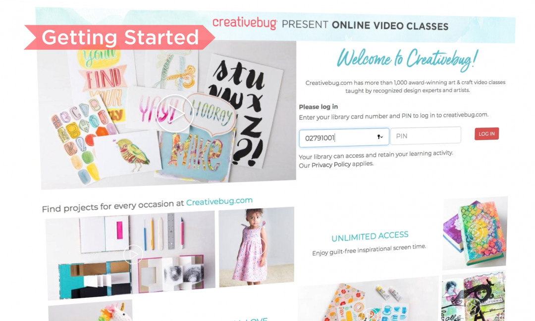 Creativebug Site Tour for Libraries by Creativebug - Creativebug