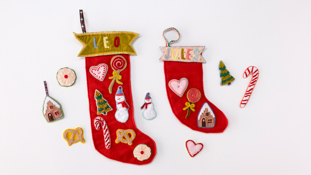12 Days of Christmas: Sew an Heirloom Stocking by Rebecca Ringquist ...