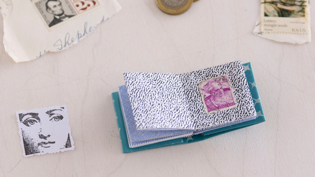 Make an Origami Postage Stamp Book by Bel Mills of Scrap Paper Circus ...