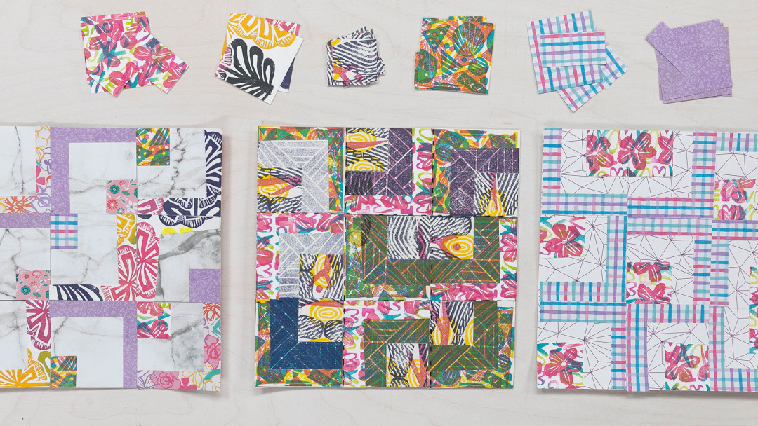 Gee's Bend Inspired Collage by Sarah Matthews - Creativebug