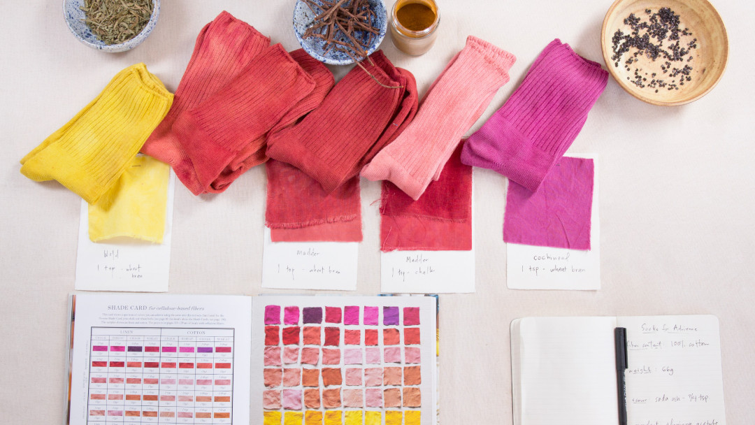 Natural Dyeing: How to Dye Cotton Fabrics by A Verb for Keeping Warm ...